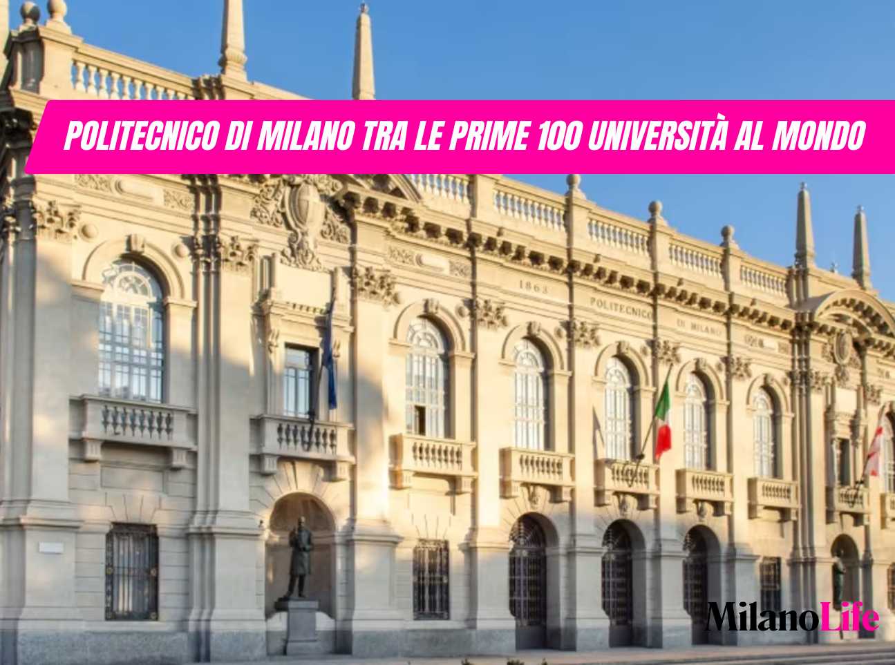 Il Politecnico di Milano fa la storia: tra le prime 100 università al ...